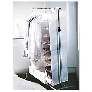 Ikea Storage organizer hanging 9 Compartments skubb White