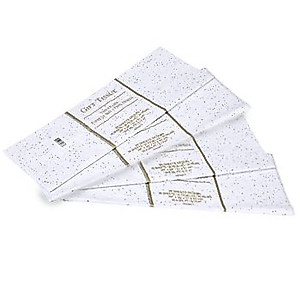 Gift Wrap Bag Tissue Paper White Foil Sequin Sparkle 40 Sheets 20 x 20 Inches