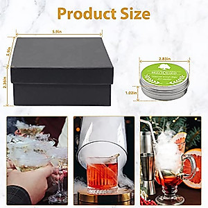 AICNLY Wood Chips for Cocktail Smoker, 8 Flavors Natural Wood Chips for Old Fashioned Drink, Whiskey, & Bourbon, Beef, Pork, Chicken, Fish, Smoked Drinks and BBQ