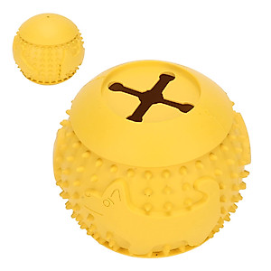 Zerodis Dog Chew Toy,Durable Dog Interactive Toy Dog Rugby Dog Leakage Food Ball Pet Interactive Ball Toy Pet Puzzle Toys for Aggressive Chewers