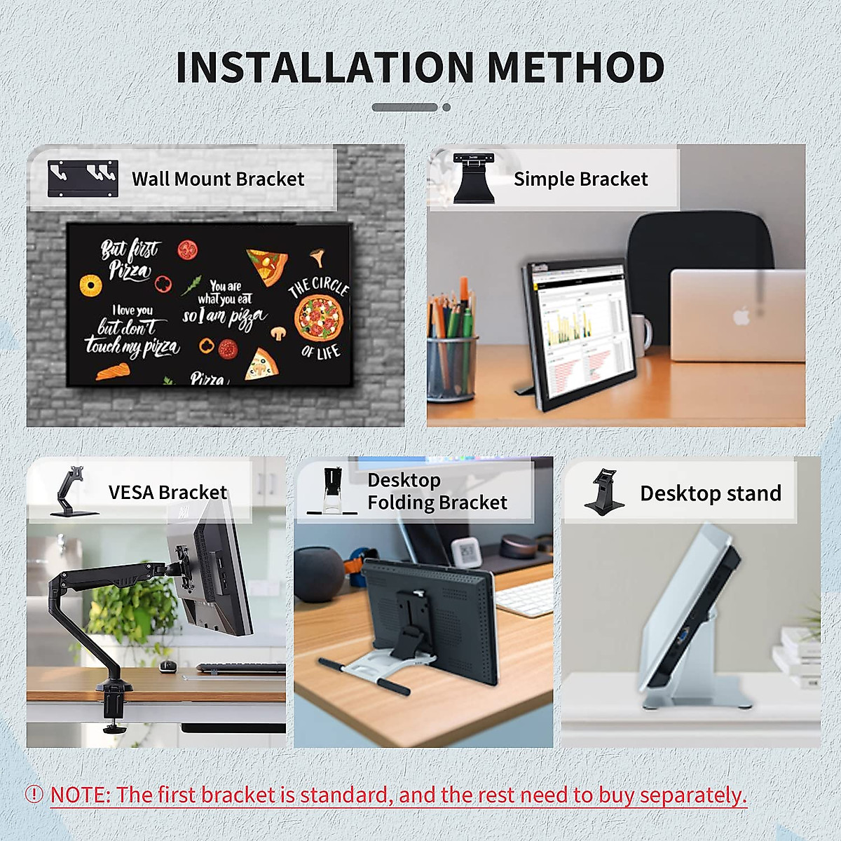 TouchWo 17.3 inch Touch Screen All-in-One Industrial PC, Intel i3, 4GB RAM, 128G SSD, 16:9 FHD 1080P, Windows 10, Smart Board for Classroom, Meeting & Game, USB, VGA & HDMI Monitor