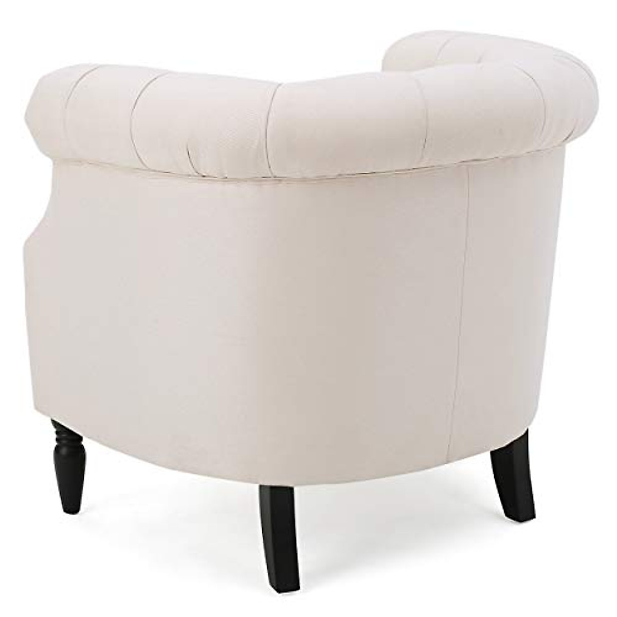 Christopher Knight Home Akira Fabric Club Chair, Beige 33D x 29.6W x 30.25H in