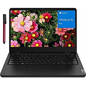 Lenovo Windows 10 Pro Business Laptop, AMD 3015e Processor up to 2.3GHz, 14" Anti-Glare, 4GB DDR4 RAM, 64GB eMMC, Bluetooth, WiFi, Type-C, Built-in Webcam, HDMI, Broag 64GB Flash Drive