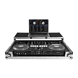 Headliner Flight Case Compatible with Pioneer DJ DDJ-REV7 with Laptop Platform