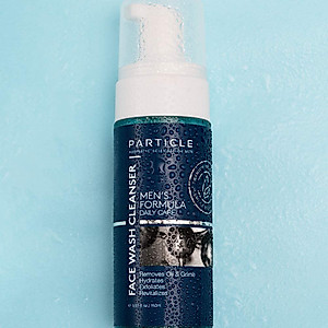 Particle Mens Face Wash - Anti Aging Face Cleanser for Men (5.07 Oz) - Daily Moisturizing Face Wash for Men - Revitalizes, Hydrates & Soothes, All Skin Types & All Ages