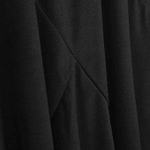 Urban CoCo Women's Vintage Elastic Waist A-Line Long Midi Skirt (2XL, Black)