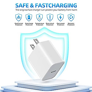 iPhone 14 13 Fast Charger,3Pack Apple Charger iPhone Charger,Apple Super Fast USB C Wall Charger[Apple MFi Certified]6FT Type C to Lightning Cable for iPhone 14/14 Plus/13 MiNi/12 Pro Max/11 Pro/iPad