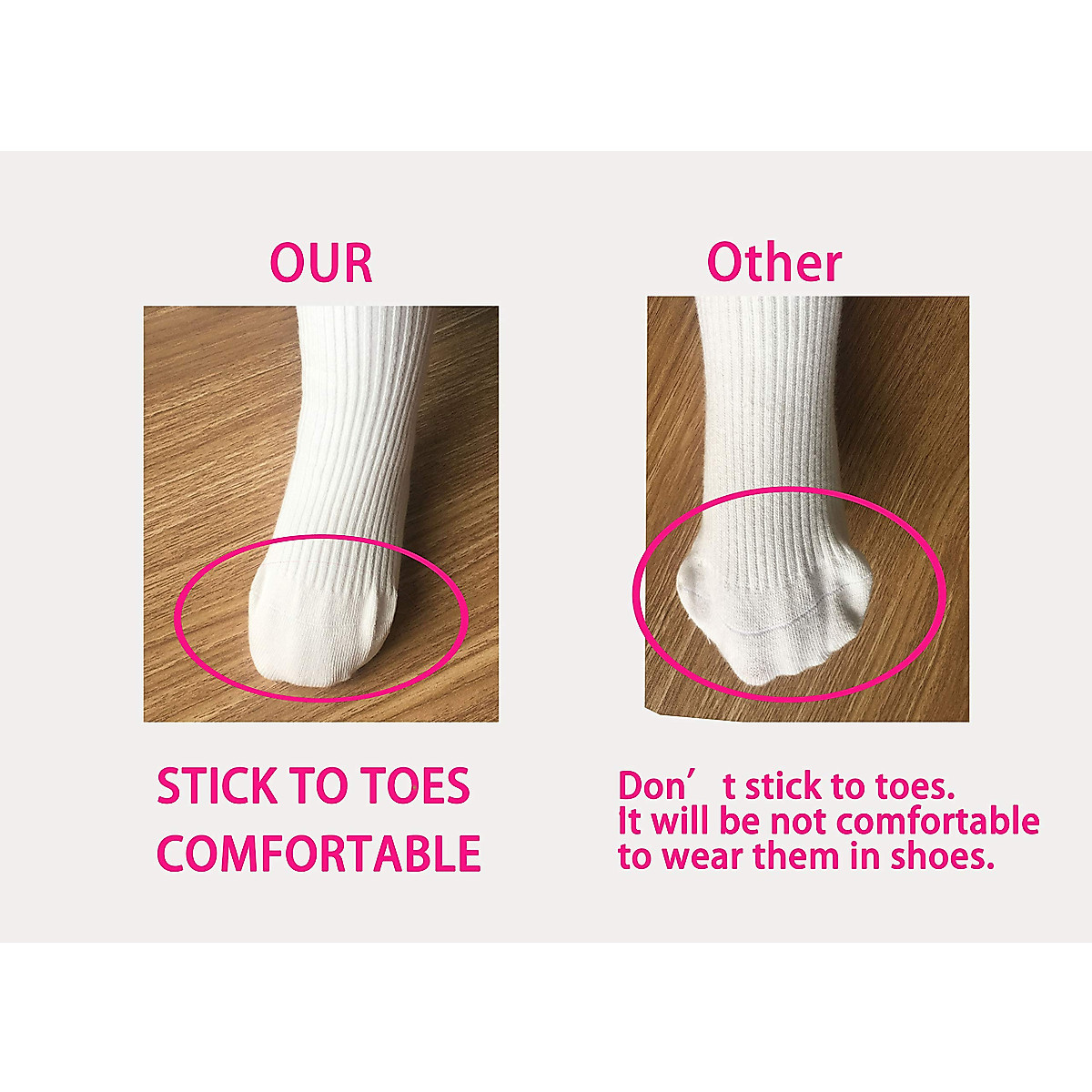 CECORC Newborn Cotton Seamless Cable Knit Tights - 4 Pack, 0-6 Months, White+Black+Lightpink+Ginger