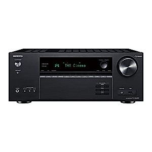 Onkyo TX-NR6100 7.2 Channel THX Certified Network AV Receiver (Renewed), Black