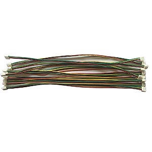 LATTECH 10 PCS 4 PIN JST GH Connectors on Both Sides with Electric Wire 1007 28 AWG(Total length:200MM)