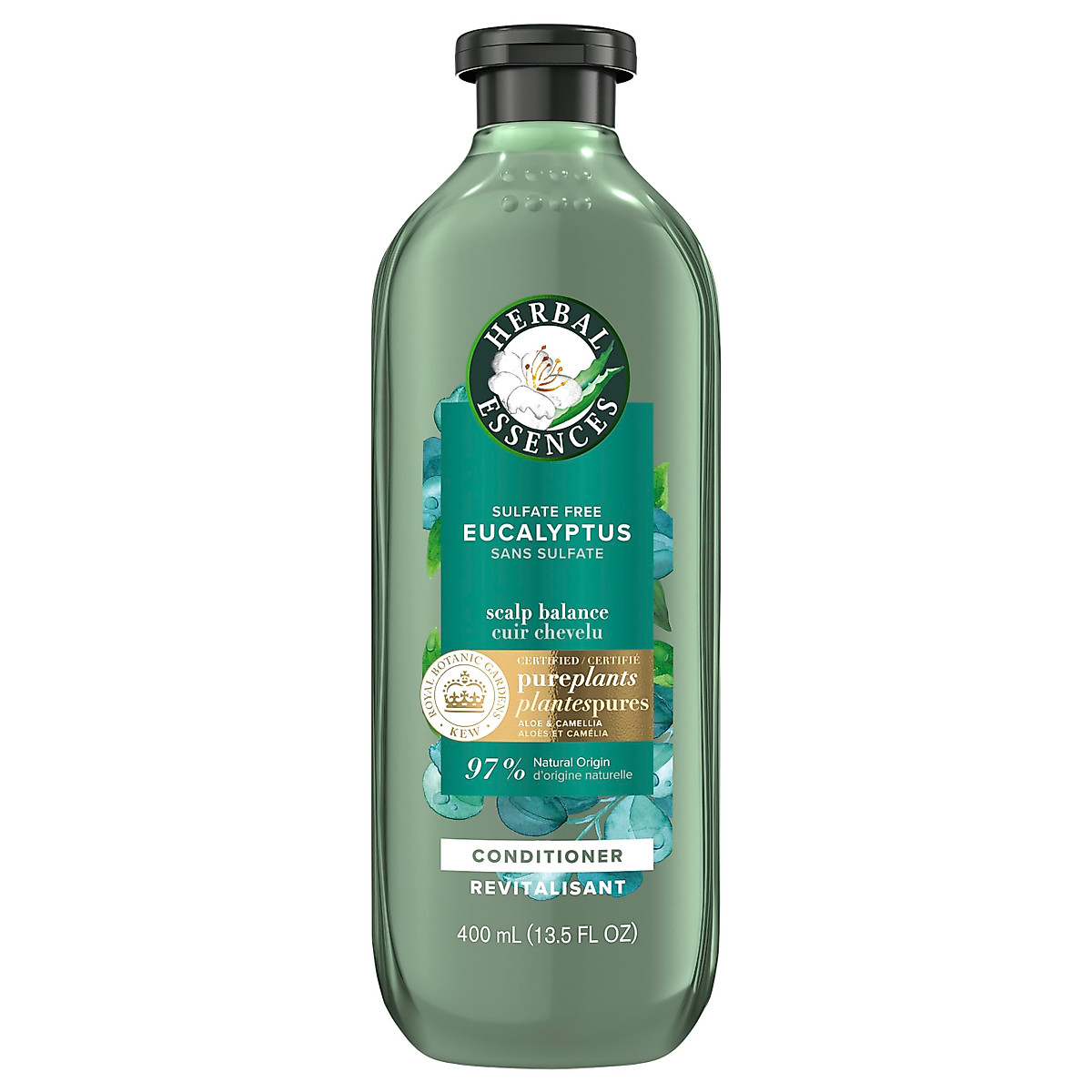 Herbal Essences Bio: Renew Potent Aloe + Eucalyptus Conditioner Scalp Balance, 13.5 Fl Oz, 5.523 Fl Oz