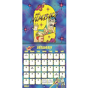 2023 Cartoon Network Rick and Morty Mini Wall Calendar