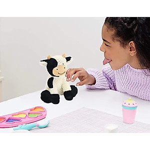 HWD 13'' Soft Cow Plush Dolls Stuffed Animals Toys Gifts for Kids, Toddler, Birthday, Valentines, Christmas (Standing)
