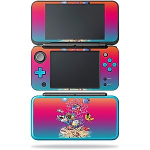 MightySkins Skin Compatible with Nintendo New 2DS XL - Coral Garden | Protective, Durable, and Unique Vinyl Decal wrap Cover | Easy to Apply, Remove, and Change Styles | Made in The USA