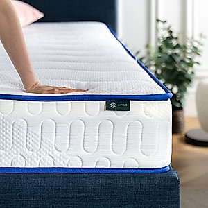 ZINUS 8 Inch Essential Innerspring Mattress, Full, Medium Firm Feel, CertiPUR-US Certified, Mattress in A Box