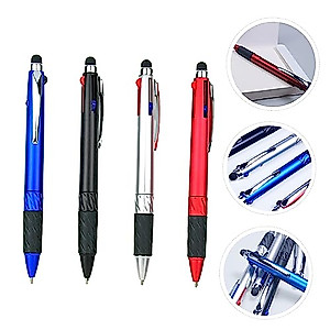 NUOBESTY 8 Pcs 1 Set Multifunction Stylus Phone Touch Pen Touch Stylus Pen Stationery Phone Stylus Smart Phone Stylus Pen Pilot Fountain Pen Portable Meeting Pens Ball Pens with Stylus Flat