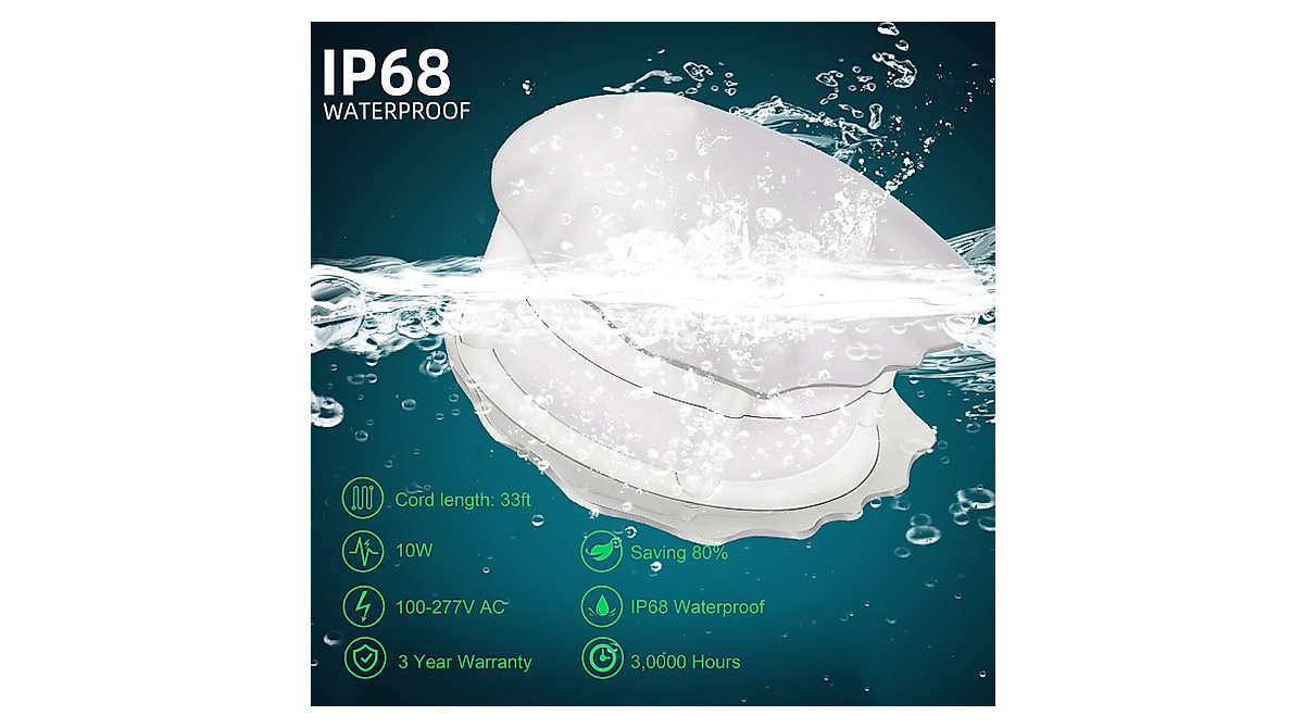 SEURON Magnetic Pool Light - 1400 Lumens Color Change