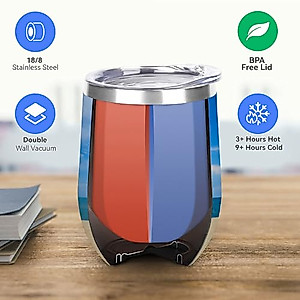 silichee 12 Oz Stainless Steel Tumbler Stanley Cup with Lid Beautiful Beach Tropical Sea Cloudy Blue Sky Insulated Tumblers Vacuum Coffee Mugs for Hot and Cold Drinks,Wine,Coffee