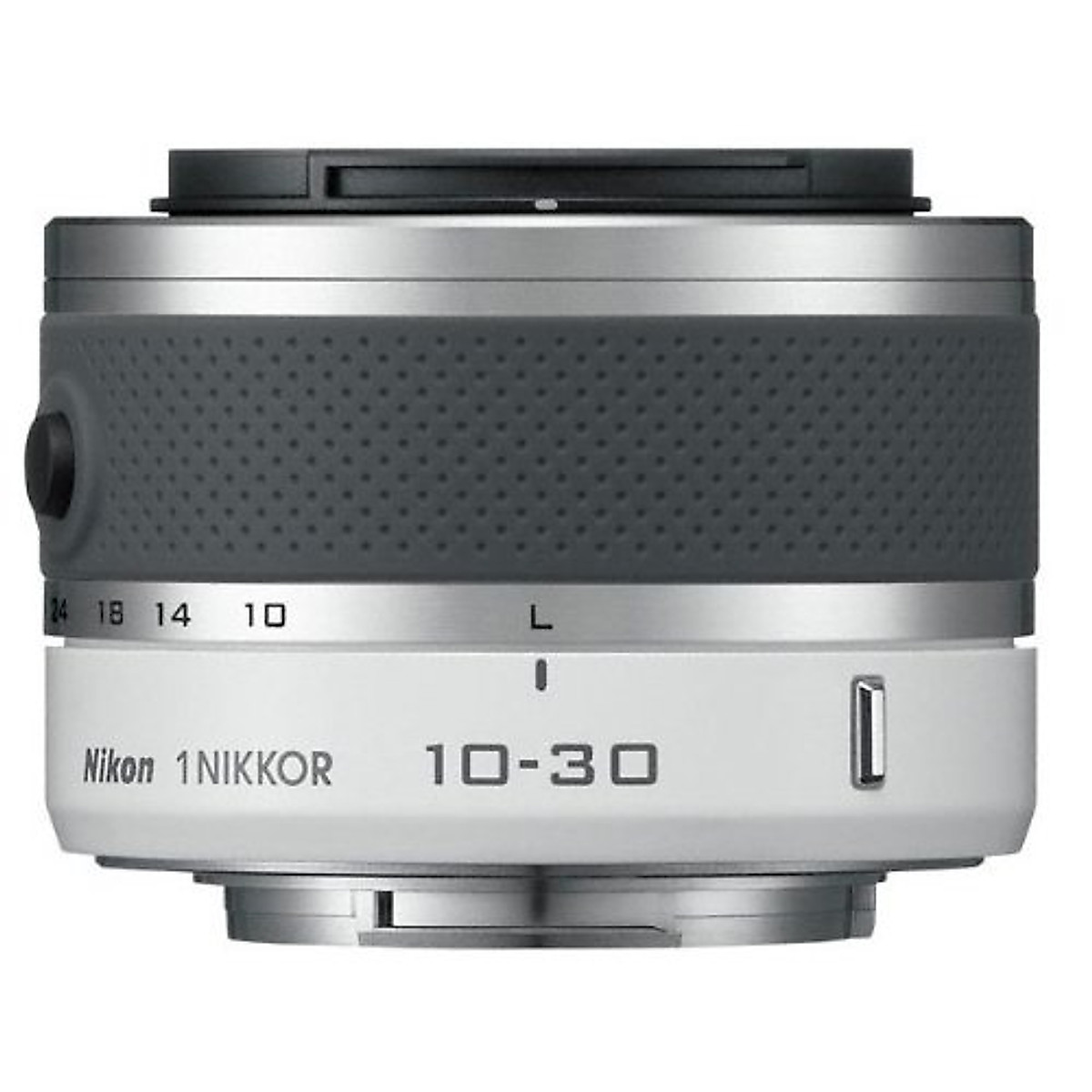 Nikon 1 J1 Compact System Camera with 10-30mm and 30-110mm Double Lens Kit - White (10.1MP) 3 inch LCD