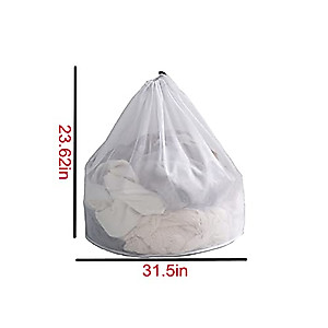 4 PCS Mesh Laundry Bags, Washing Machine Wash Bags, Reusable and Durable Mesh Wash Bags