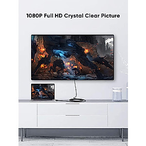 CableCreation DVI to HDMI Cable 5ft, Bi-Directional Nylon Braid HDMI to DVI Cable Support 1080p, 24+1 HDMI Male to DVI Male for Monitor, HDTV, Projector