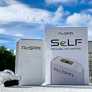ReSPR SeLF Wearable Personal Ionizer Air Purifier for Indoor and Outdoor Use- Rechargeable, Proprietary Ionizing Technology - Includes Necklace Lanyard
