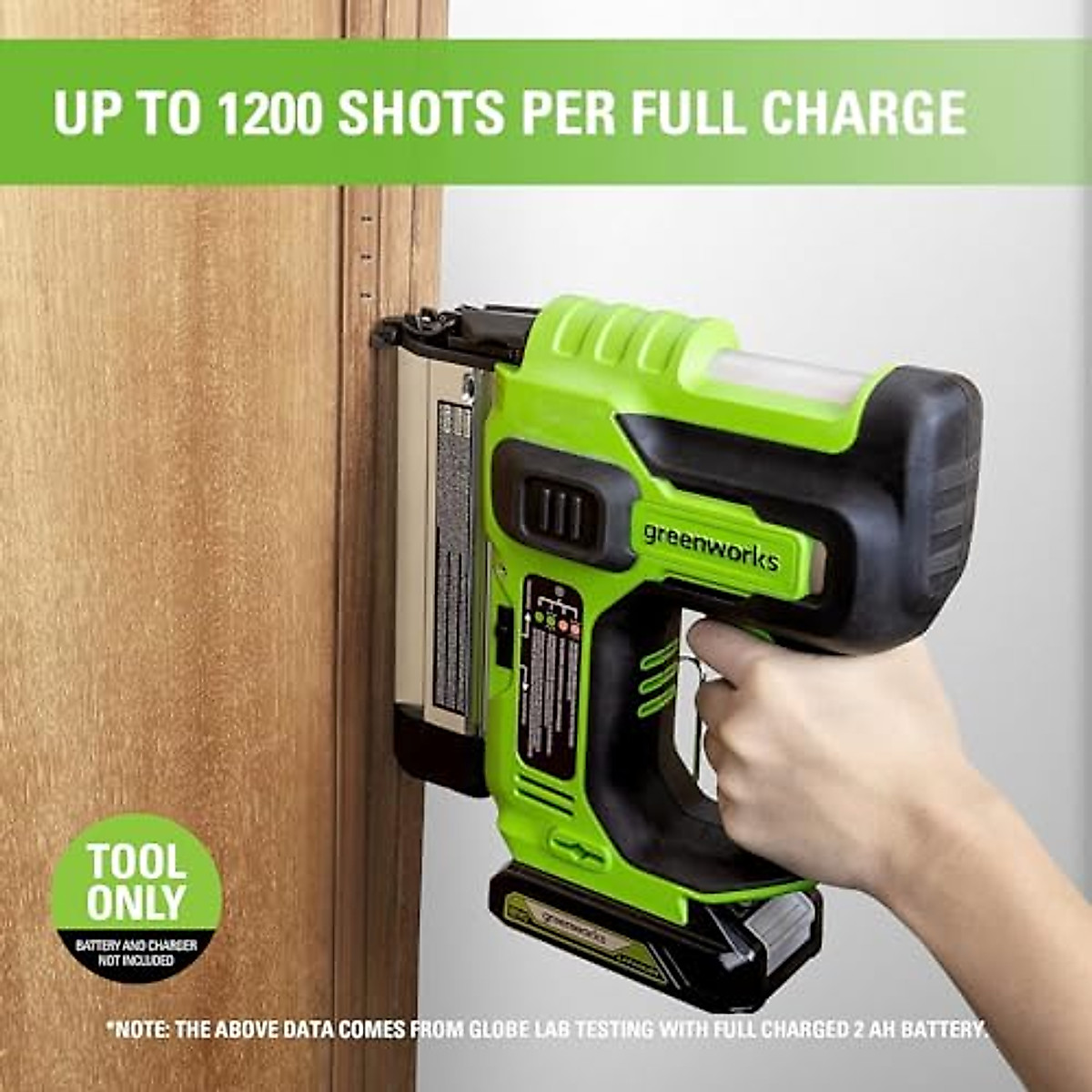 Greenworks 24V 18-Gauge Brushless Cordless AirStrike Brad Nailer (Tool Only)