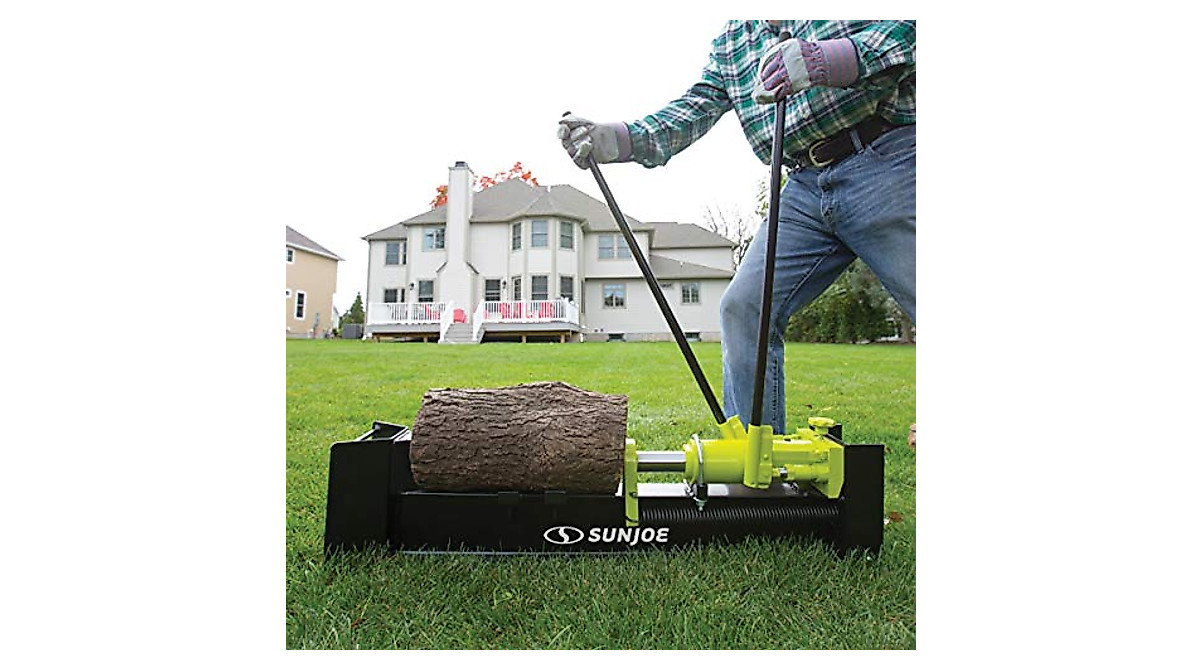 Sun Joe LJ10M 10-Ton Hydraulic Log Splitter - Powerful & Portable
