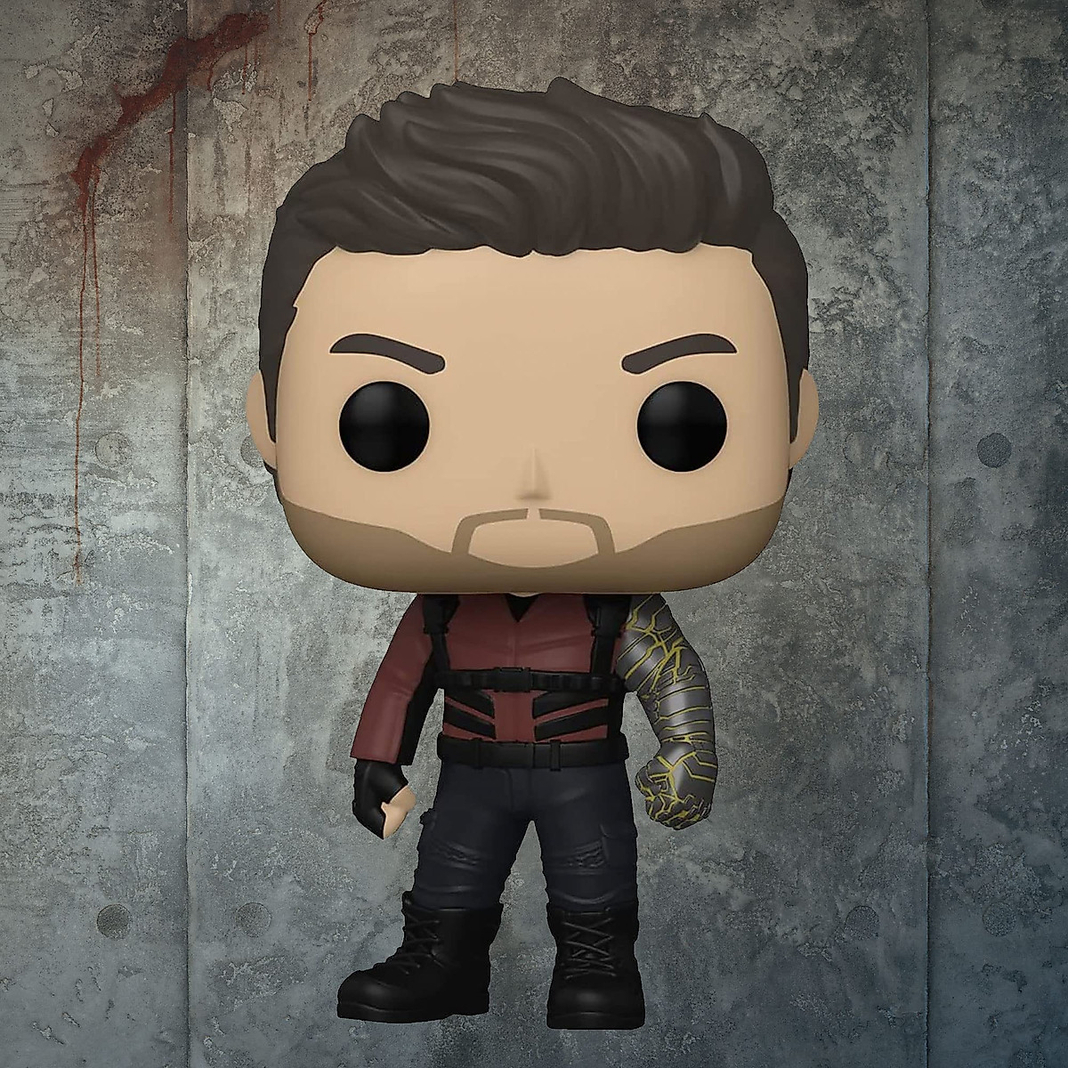 Winter Soldier (Zone 73) Funko Pop Protector Bundle - Marvel: Falcon and The Winter Soldier - Winter Soldier (Zone 73) Pop Figurine 3.75 Inch with Clear Plastic Pop Protector Case