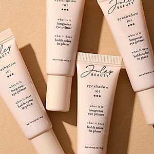 Julep Eyeshadow 101 Longwear Primer and Silver Moonlight Metallic Eyeshadow Stick Duo Set