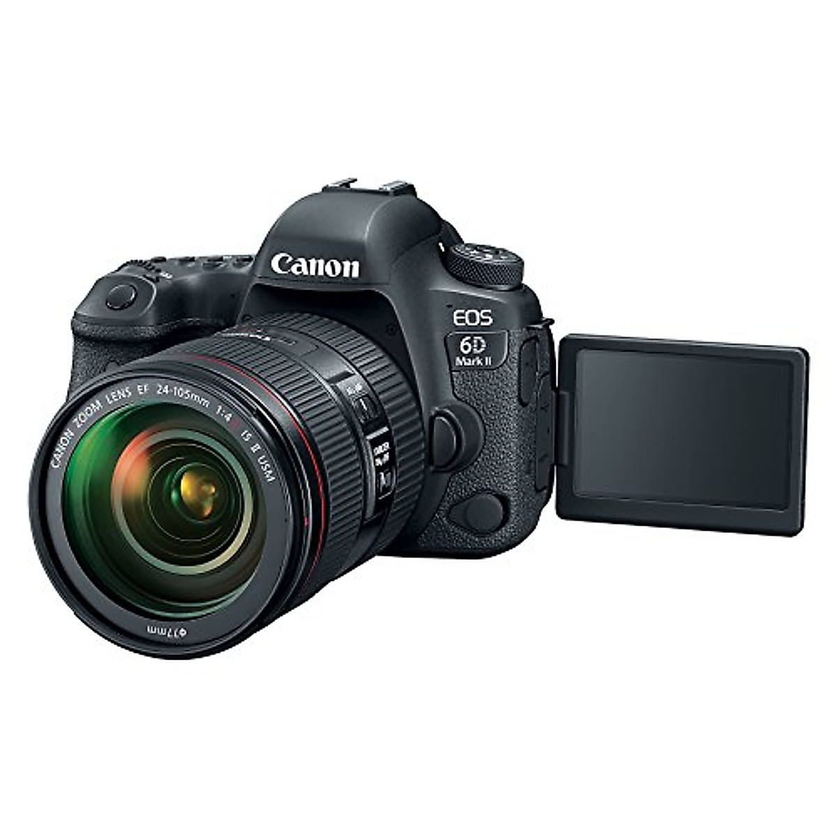 Canon EOS 6D Mark II DSLR Camera with EF 24-105mm USM Lens, WiFi Enabled