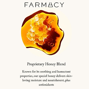 Farmacy Beeswax Lip Balm - Honey Butter Moisturizing Lip Care + Chapped Lip Treatment - Enriched with Cupuaçu + Cocoa Butters, Proprietary Honey Blend and Vitamin E to Nourish, Soften + Heal (3.4g)