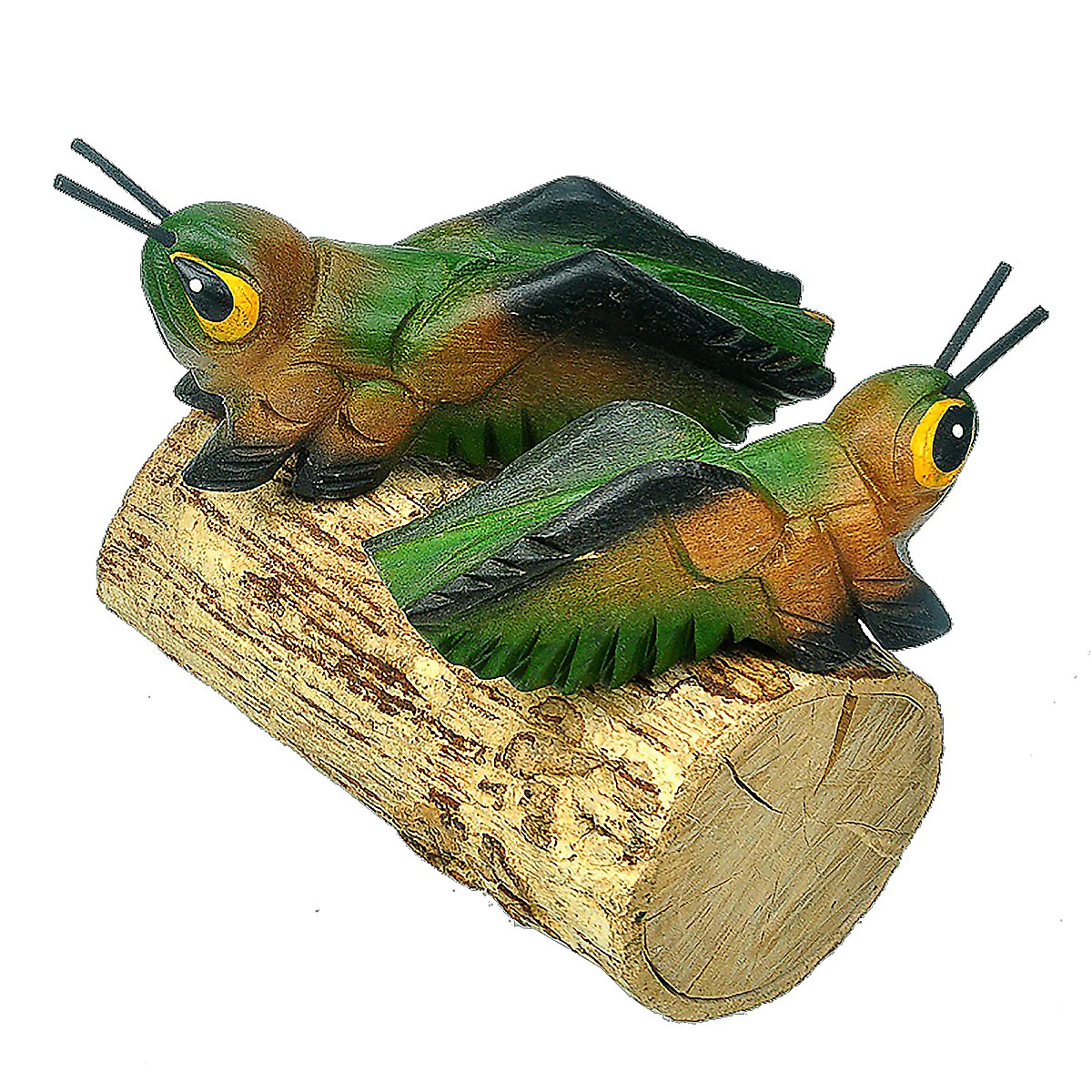 Wooden Guiro Rasp Instrument - Frog, Cricket and Owl Set 3, Musical Percussion Tone Block Craft