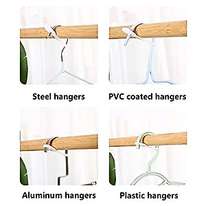 IKITRAEE Multifunctional Hanging Clips,Clip with Hook，Single Clip,Clip with Buckle, Towel Clips, Sock Clips,Multifunctional Clothespins. (White)