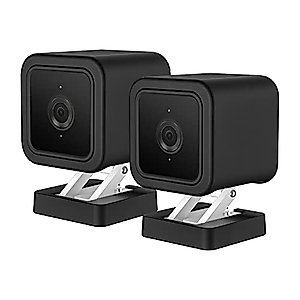 Aobelieve Silicone Skin for Wyze Cam v3 Camera, Black, 2-Pack