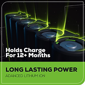 Greenworks 24V Cordless Drill Impact Driver Combo kit, 1/2” Drill & 1/4” Hex Impact Driver Brushless Power Tool Kit, Included 2 Batteries, 1 Charger, 8 pcs Bit Set & Bag