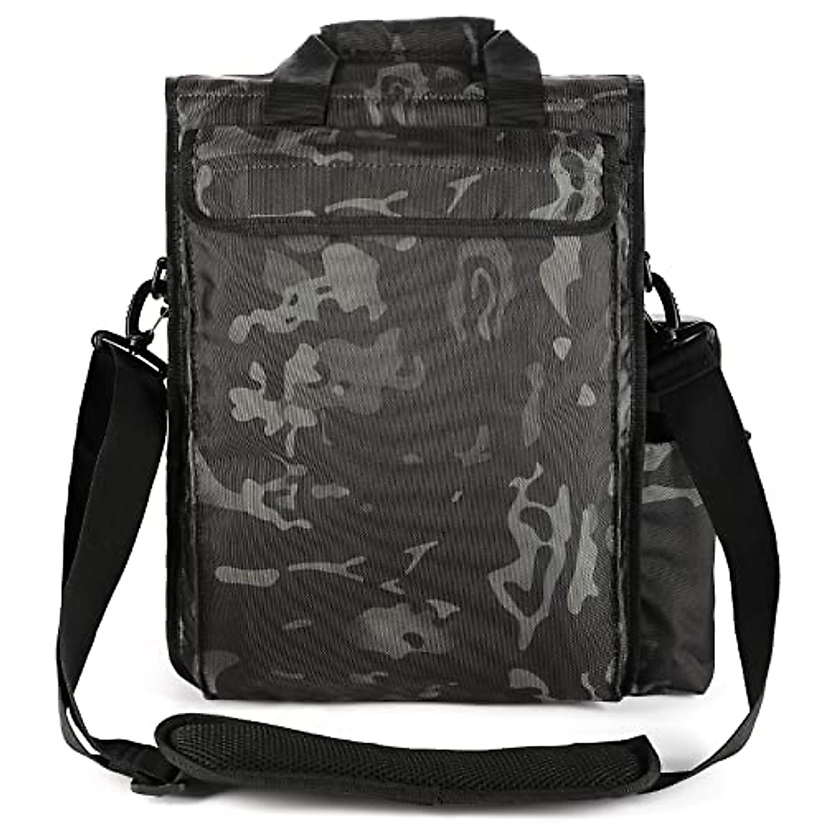 AlcyoneusD Tactical Briefcase,17.3 Inch Military Laptop Messenger Bag Shoulder Crossbody Bag Handbag for Men (17.3''Black Camouflage)