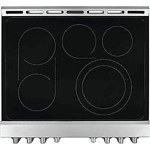 Frigidaire Professional Series PCFE3078AF 30 Inch Freestanding Electric Range with 5 Elements, 5.4 Cu. Ft. Oven Capacity, Storage Drawer, Air Fry, True Convection