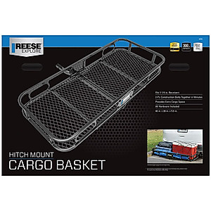 Pro Series 63155 Rambler Hitch Cargo Carrier for 1-1/4” Receivers, Black