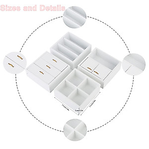 Wooden Display Cabin Wood Miniature Furniture Miniature Dollhouse Wooden Dollhouse Miniature Furniture Dollhouse Kit Dollhouse Furniture for Dollhouse(White, 12)