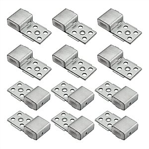 DGHAOP 12pcs Sofa Couch Spring Buckle 4 Holes Snake Spring Buckle for Sofa/Chair/Couch/Bed Spring Clips Repair Parts