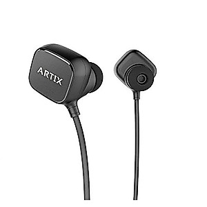 ARTIX Neckband Bluetooth Headphones with Mic - Wireless Sport Earbuds, Bluetooth Wireless Earbuds with Earhooks, Bluetooth Earbuds with Ear Hook, Running Earbuds, Neck Bluetooth Headphones Microphone