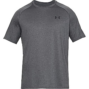 Under Armour Men's Tech 2.0 Short-Sleeve T-Shirt , Carbon Heather (090)/Black, Medium