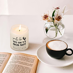 New Parents Gifts for Couples New Mom Gifts New Dad Gifts Pregnancy Gifts for Expecting Mom Gender Reveal Gifts Expecting Parents to Be Unique Gifts Scented Candles Lavender