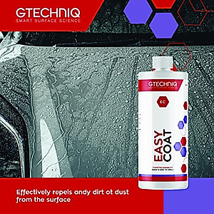 Gtechniq - Easy Coat Refill - Up to 3 Months of Durability; Quick & Easy to Apply; Coating Safe; Apply to Auto Paint or Glass Surfaces; Protect from UV Rays, Chemicals, Weather, Dirt (500 milliliters)