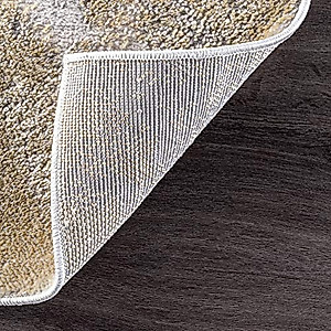 nuLOOM Cyn Abstract Runner Rug, 2' 6" x 10', Gold