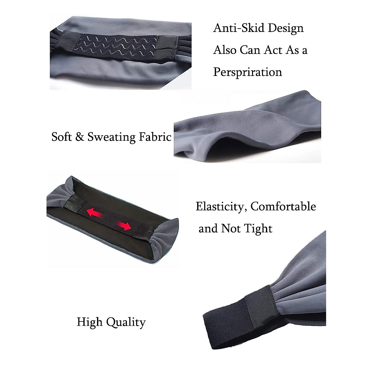 Women's Workout Headband Non Slip Lightweight Headbands Headscarf for Yoga Running Sports Travel Athletic Fitness Elastic Wicking Fits-C003