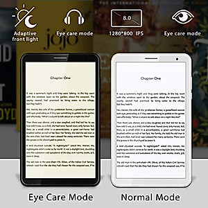 AOYODKG Android Tablet 8 Inch, Android 10 Tablets, 3GB RAM +32GB ROM, Quad Core,1280x800 HD IPS Display, WiFi Version Reading Tablet PC, Bluetooth 5.0, TF 128G Expansion [AYO-Silver]