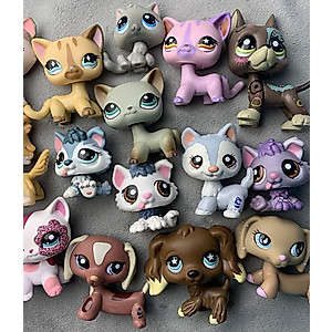 Junior Pet Shop lps Pets Collectable, (lps Pets 5pcs Random & lps Accessories 7pcs Random) Rare Figures Kids Gift