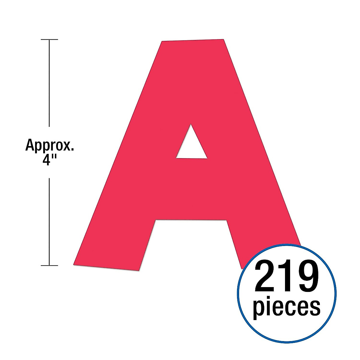 Carson Dellosa - One World Watermelon Combo Pack EZ Letters, Pre-Punched, 219 Pieces